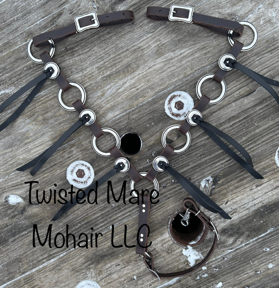 Leather Ring Breast Collars – Twisted Mare Mohair LLC