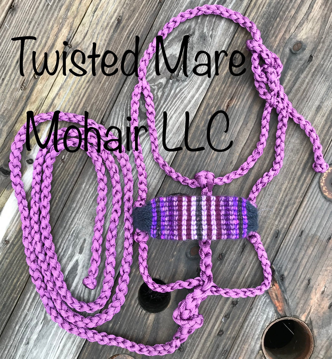 Serape Mule Tape Halter/Detachable Lead – Twisted Mare Mohair LLC