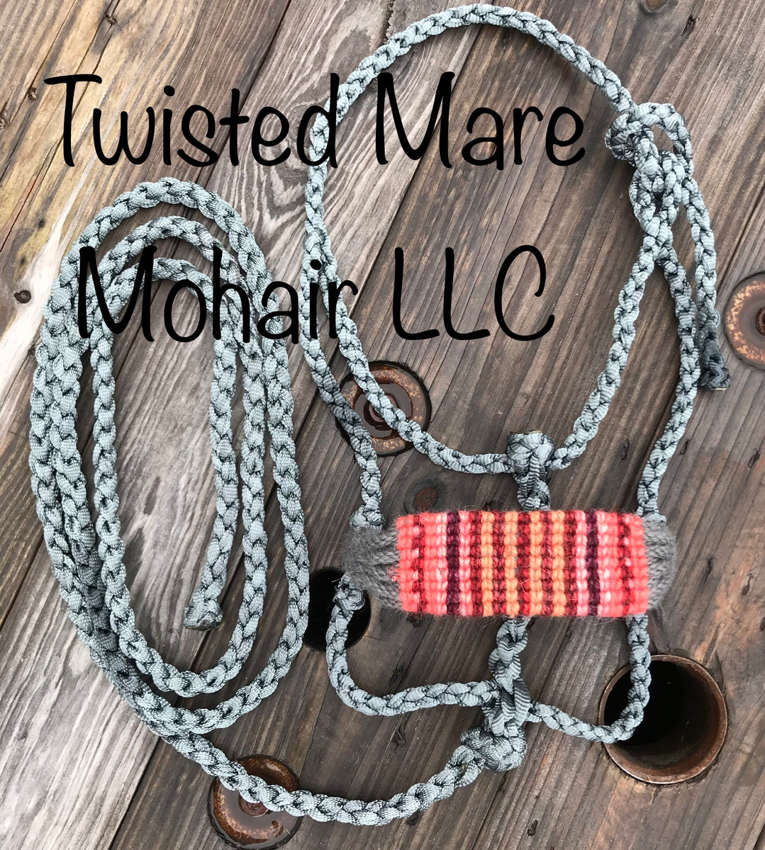 Grey Serape Mule Tape Halter/Detachable Lead – Twisted Mare Mohair LLC